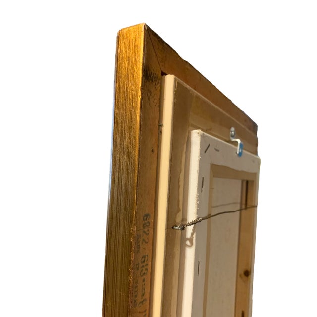 Contemporary Metallic Paint and Marker Drawing in Frame Boho Chic ...