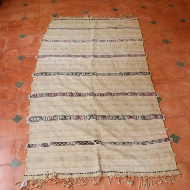 Vintage Moroccan Throw Blanket | Chairish