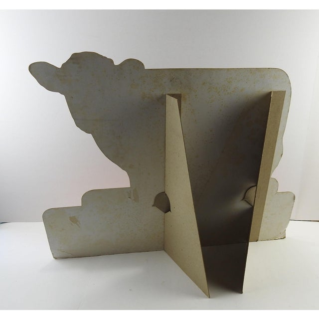 Vintage Feed Store Counter Display of Hereford Calf | Chairish