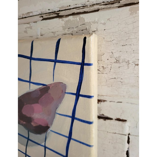 Plaid Still Life 3, Original Oil Painting by Molly Mansfield | Chairish