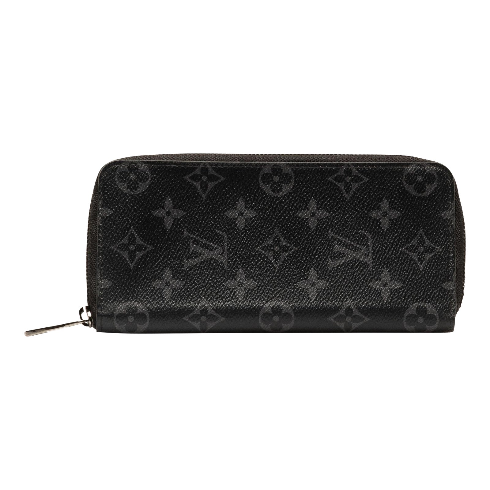 Louis Vuitton Monogram Eclipse Zippy Wallet Long Wallets | Chairish