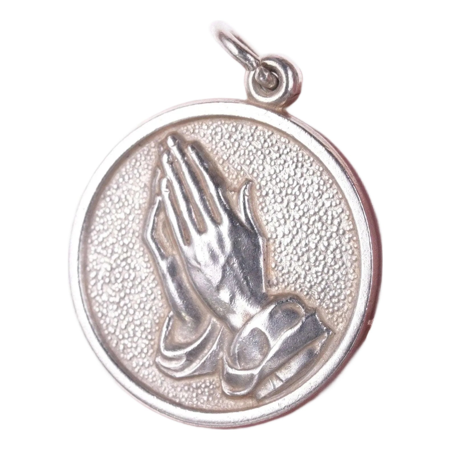 Late 20th Century Retired James Avery Sterling Praying hands charm | Chairish