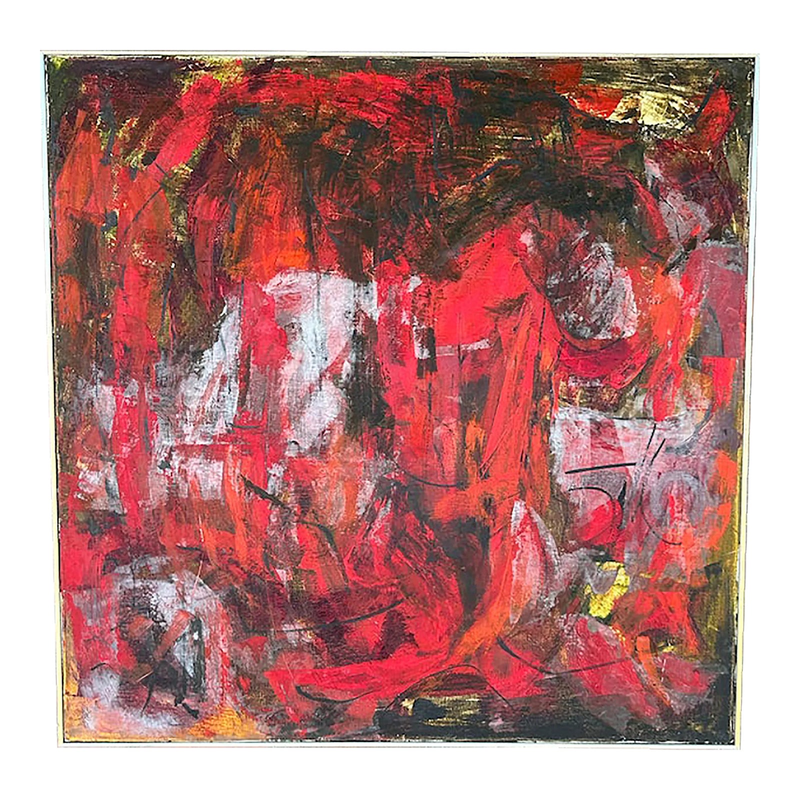 Abstract Painting by Gail Cottingham Aspen Colardo 1960’s 70’s | Chairish