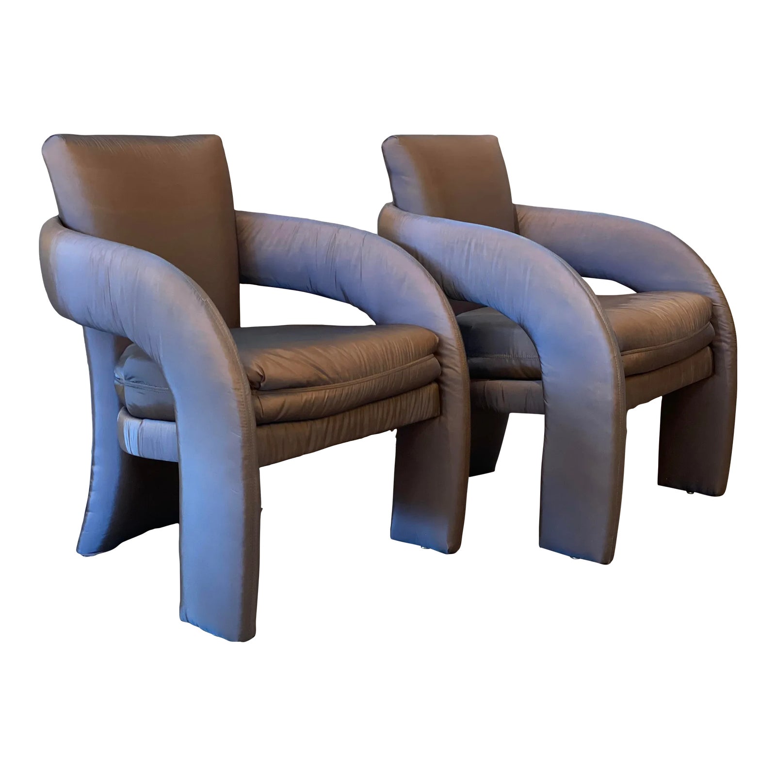 1980s Postmodern Chairs - a Pair | Chairish