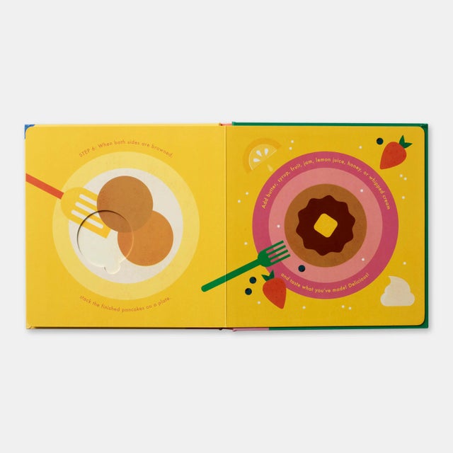 Contemporary Pancakes Interactive Recipe Book Chairish 