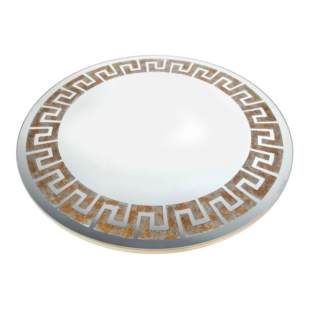 1980s David Marshall Reserve Gilt Greek Key Mirror | Chairish