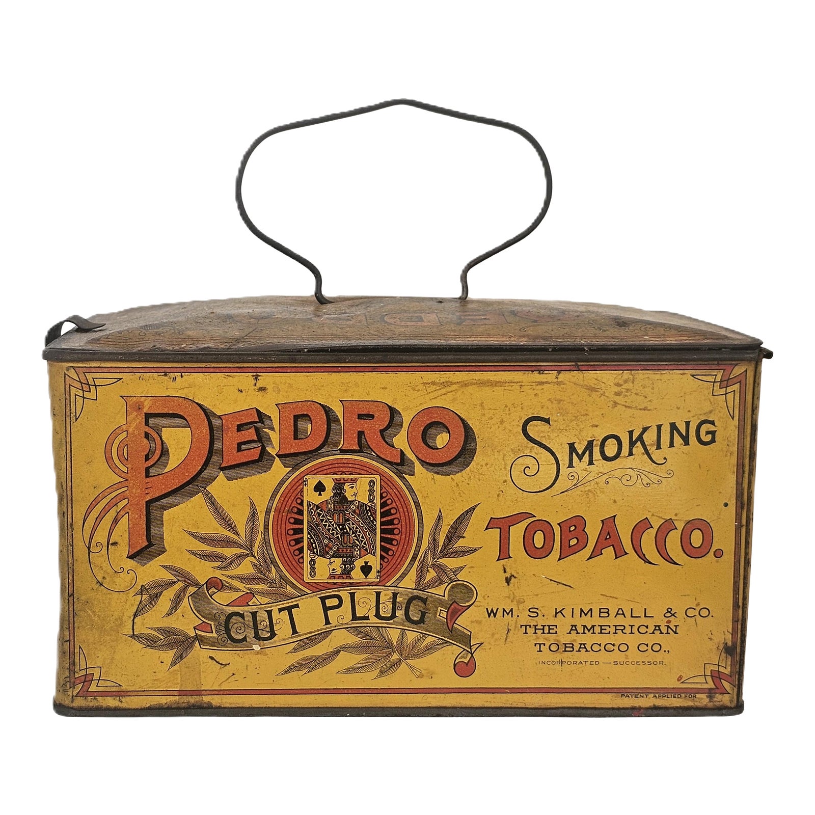 Antique 1920s Pedro Cut Plug Smoking Tobacco Tin – Native American ...