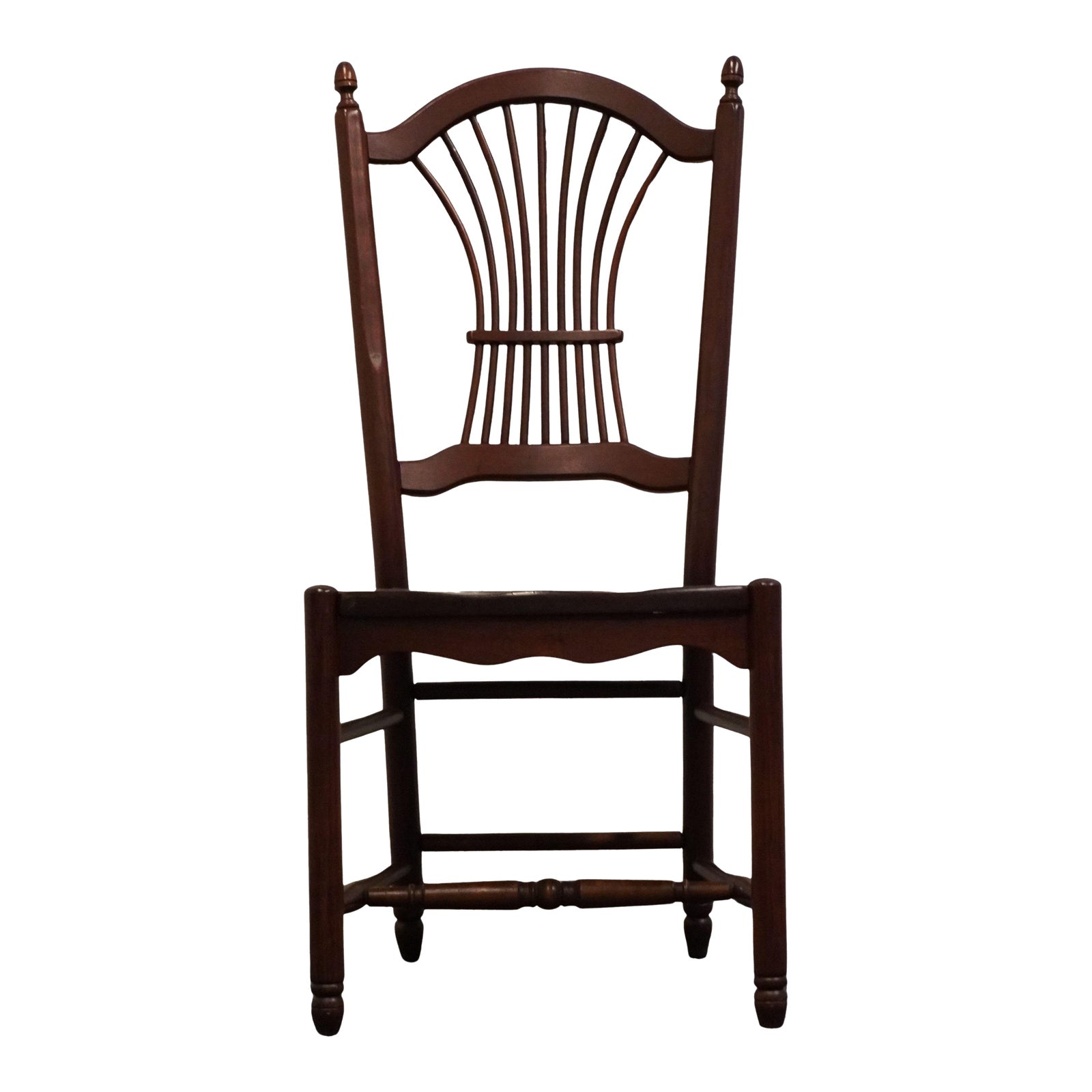 Tom Seely Solid Cherry Country French Wheat / Sheaf Back Dining Side ...