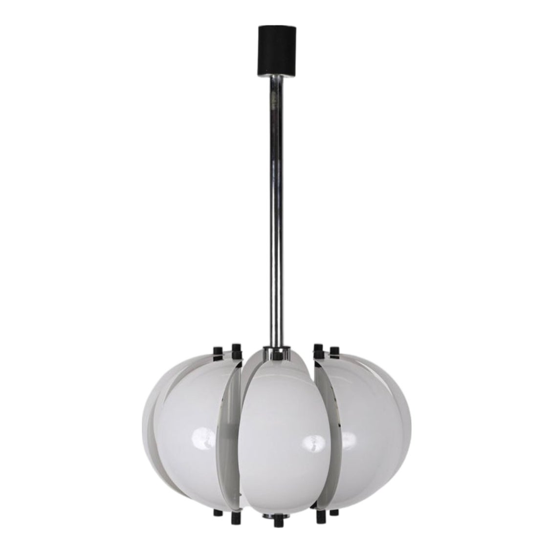 Acrylic Glass Spicchio Chandelier by Danilo and Corrado Aroldi for ...