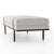Harris Accent Bench, Knoll Domino | Chairish