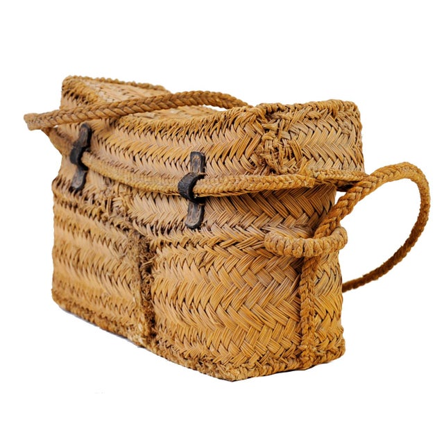 Vintage Spanish Basket | Chairish
