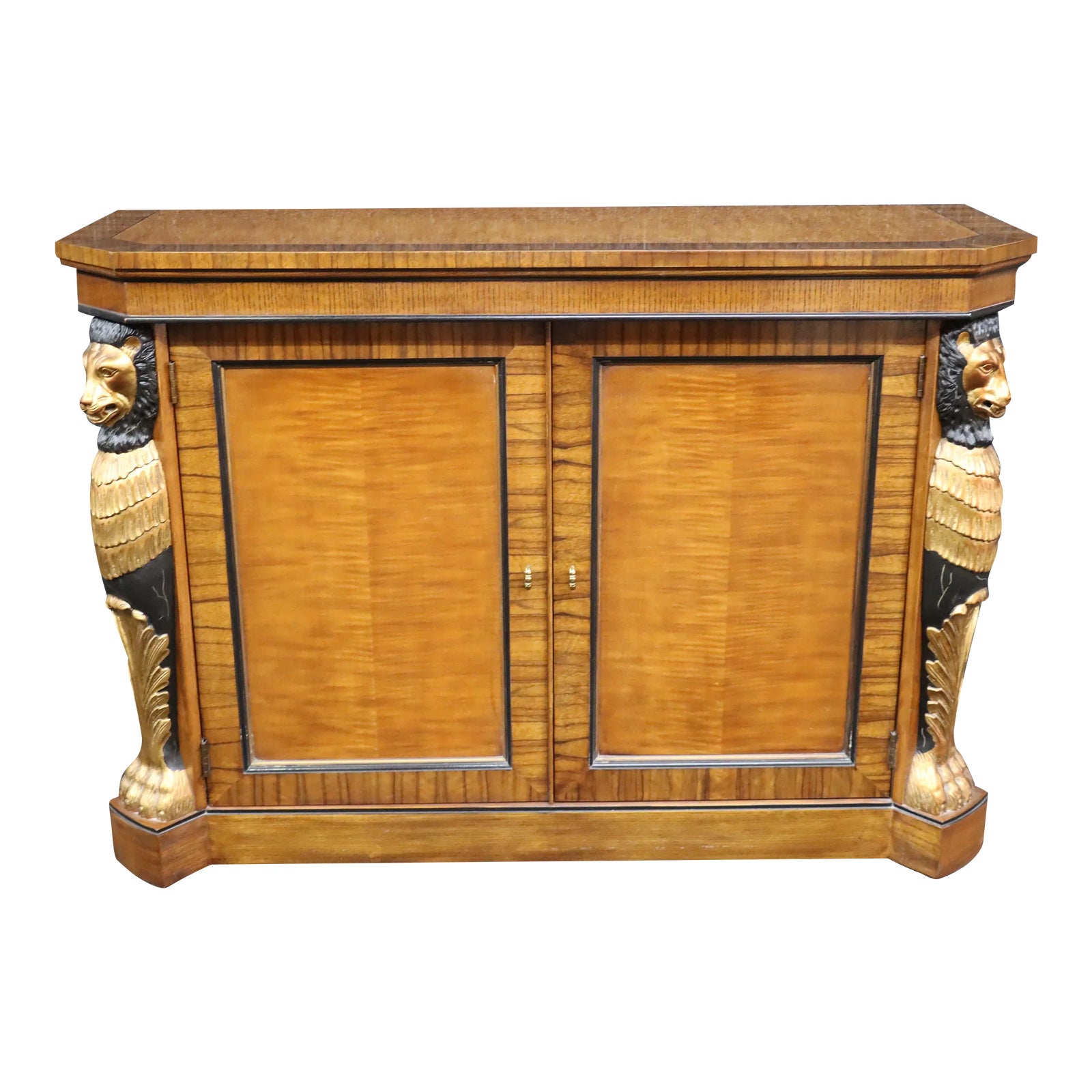 Drexel Heritage Empire Style Egyptian Credenza | Chairish