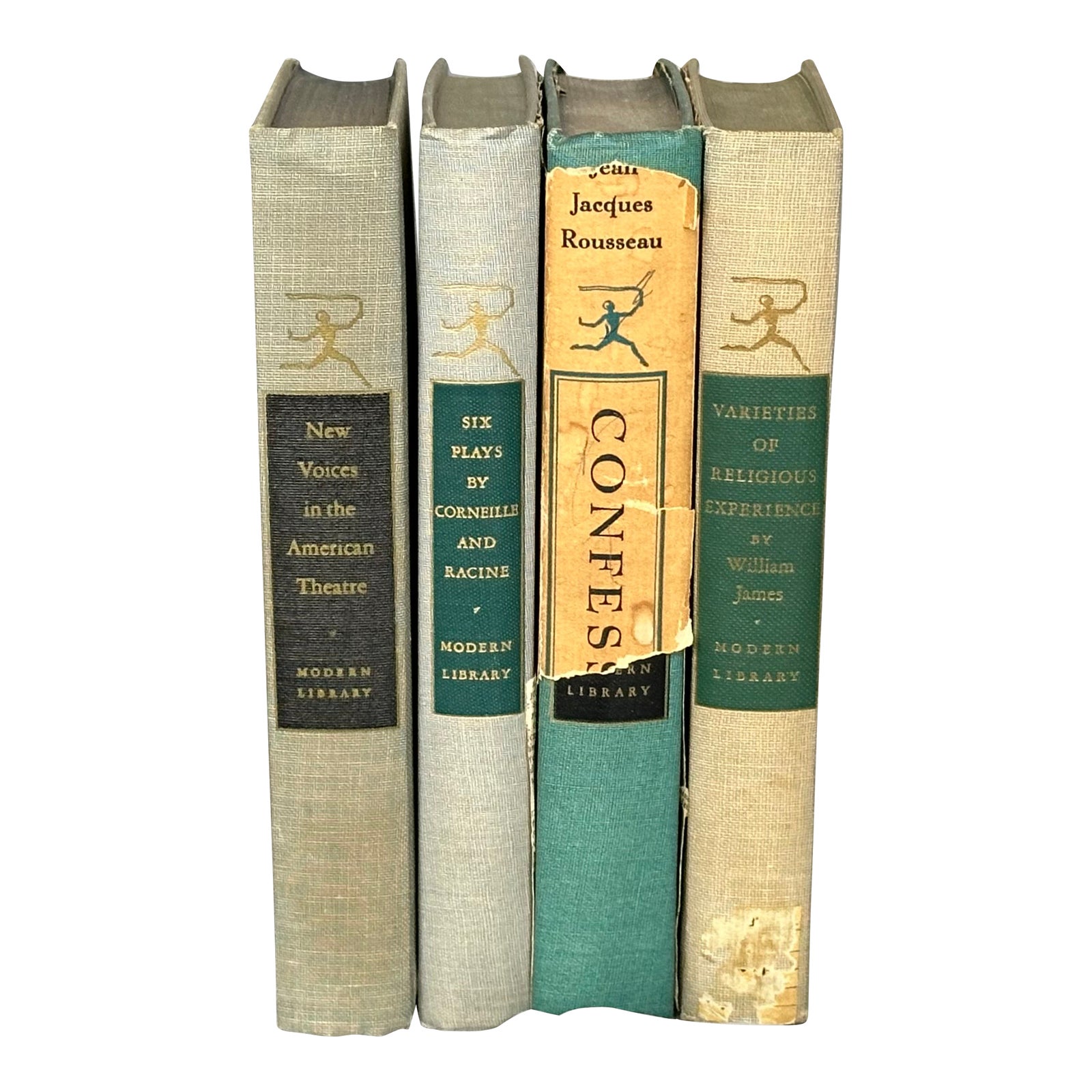 Modern Library Book Set of 4 | Chairish