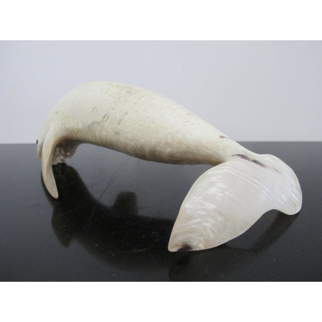 Bert Kimiksana Canada Inuit Tuktoyaktu Beluga Whale Antler Bone ...