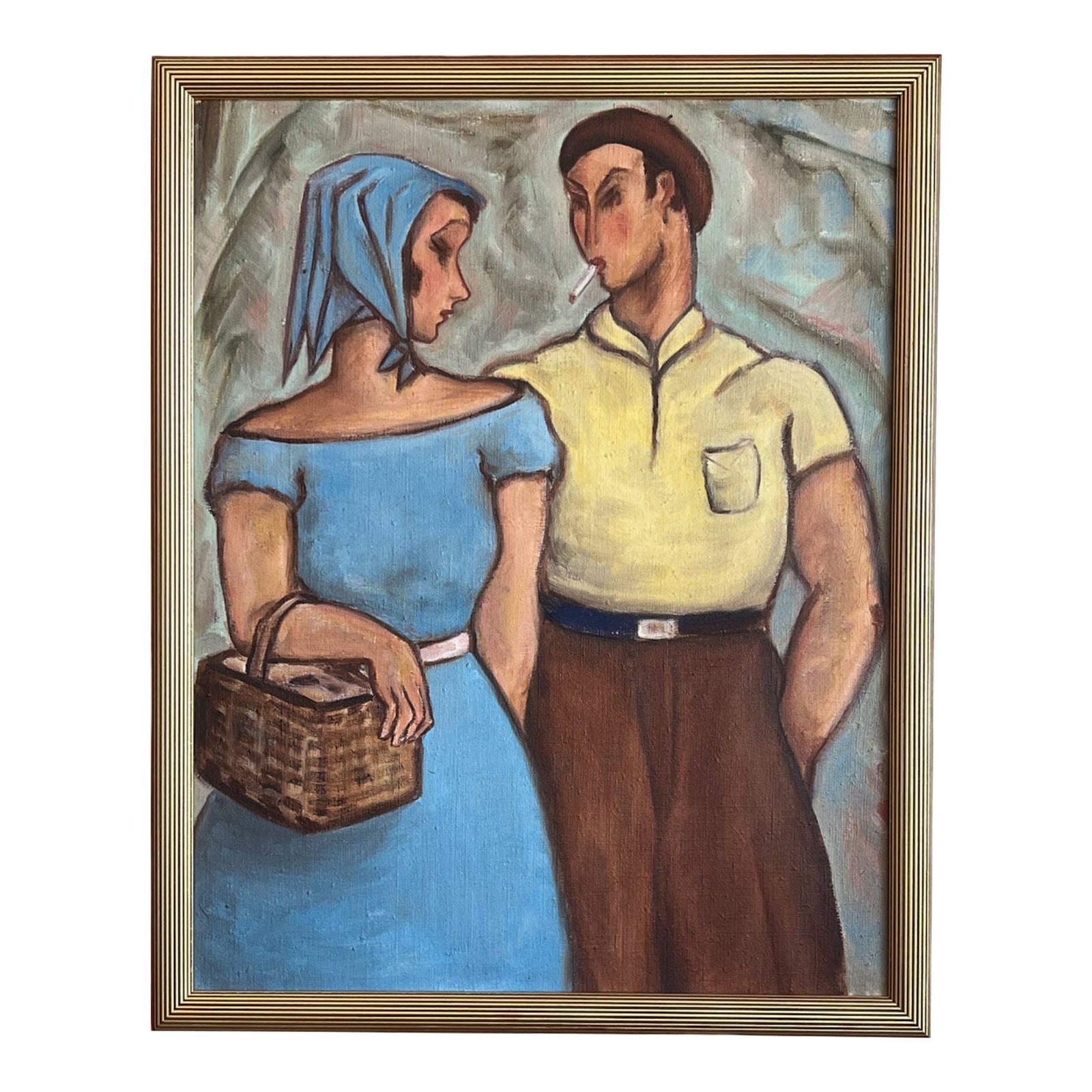 Original Painting by Van Hood Ferguson, Mid Century Florida Artist ...