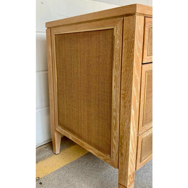 Villa & House Modern Cerused Oak Paulina Side Table | Chairish