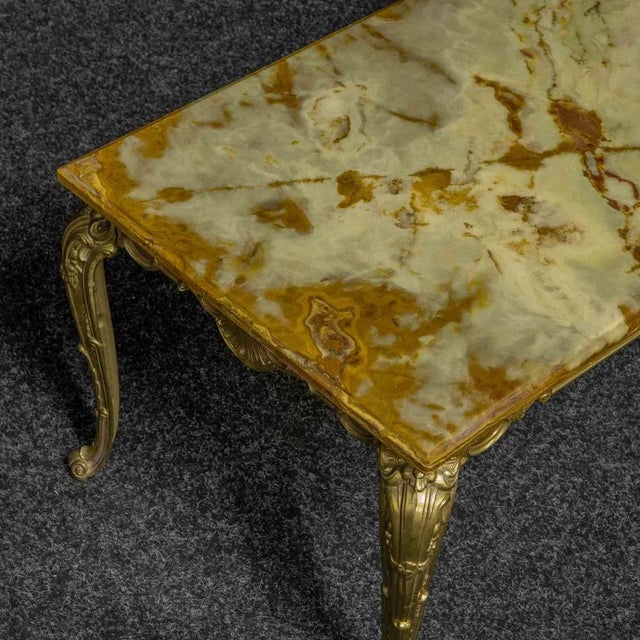 Onyx Topped Coffee Table | Chairish