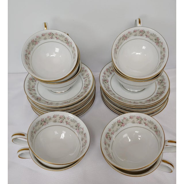 Rc Japan Royal Crown, Pink Rose China Tea Set for 11, #589, 25 Pieces ...