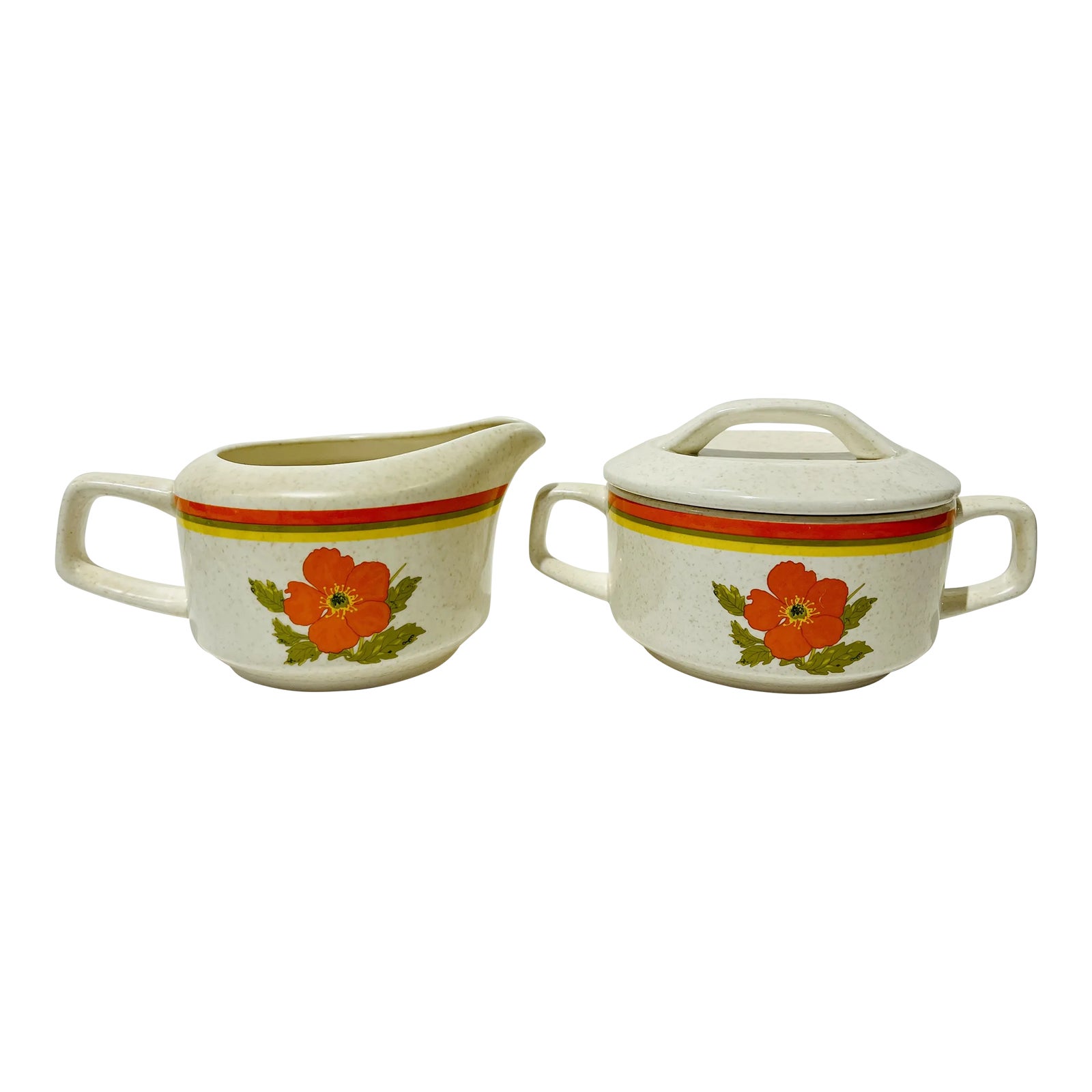 Lenox “Fire Flower” Pattern Vintage 1970s Temper-Ware Sugar Bowl With ...