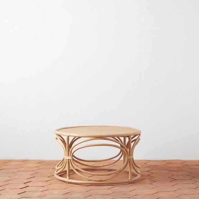 Edith Rattan Coffee Table | Chairish