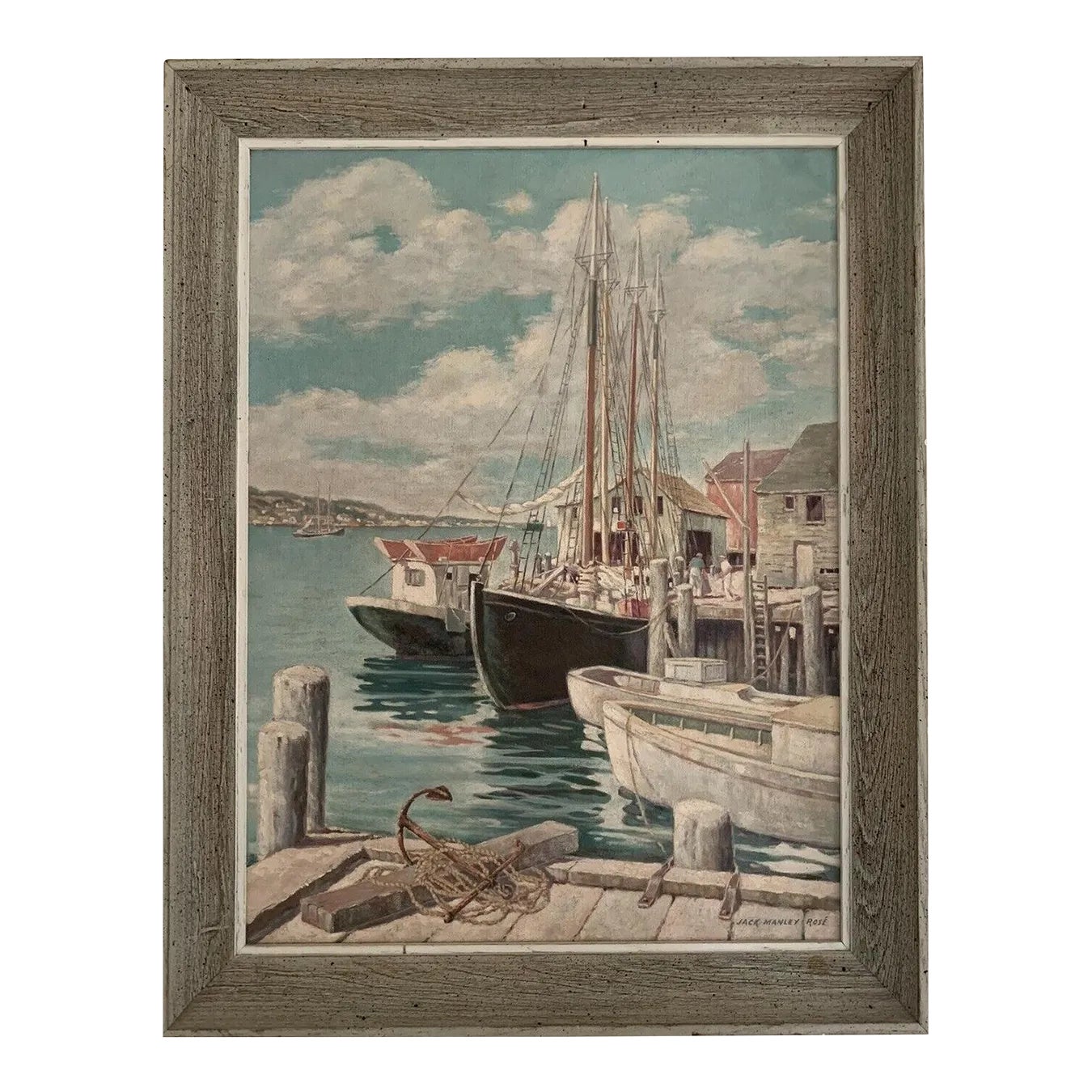 Early 20th Century Painting - Jack Manley Rose | Chairish