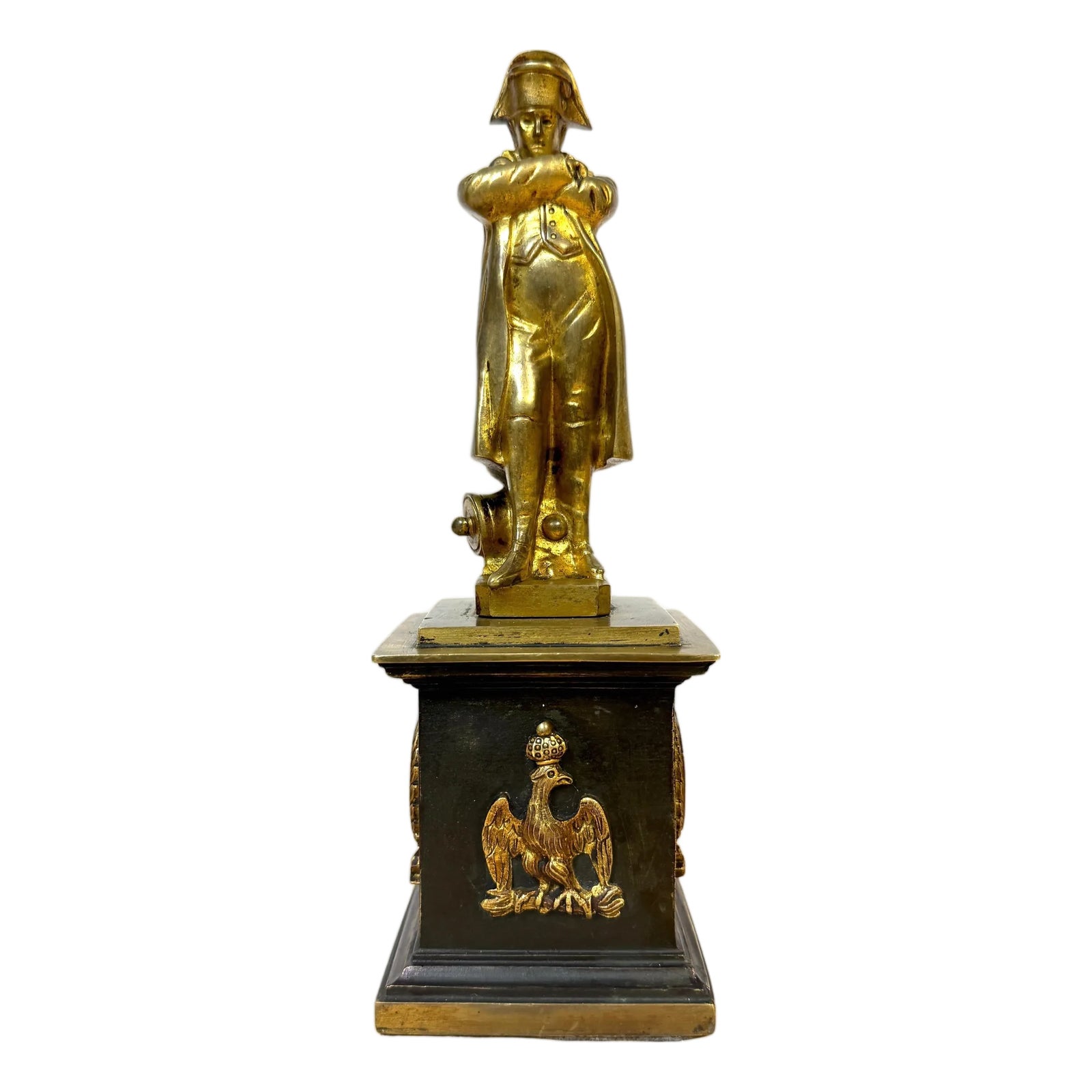Empire Ormolu Portrait Sculpture of Napoleon Bonaparte, in Landscape C ...