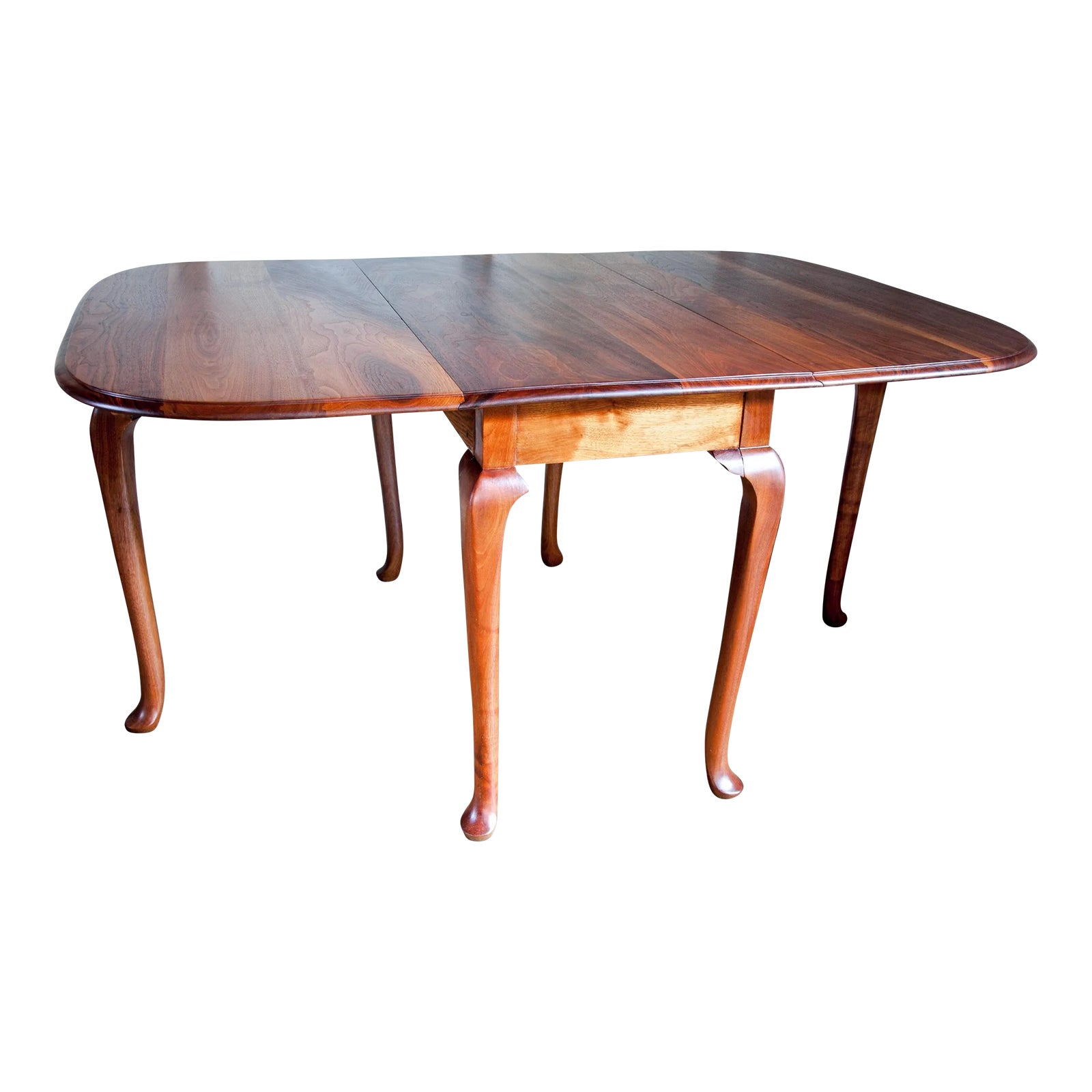 19th Century Early American Walnut Drop-Leaf Dining Table | Chairish