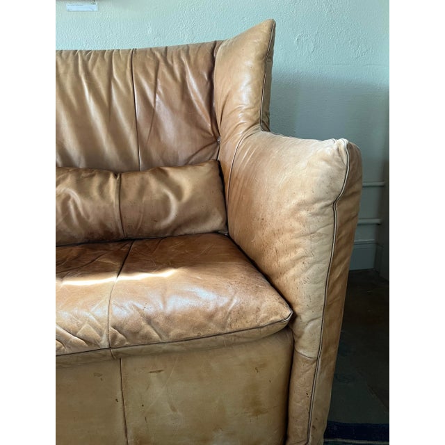 1960s Vintage Gerard Van Den Berg for Montis Leather Sofa Chairish