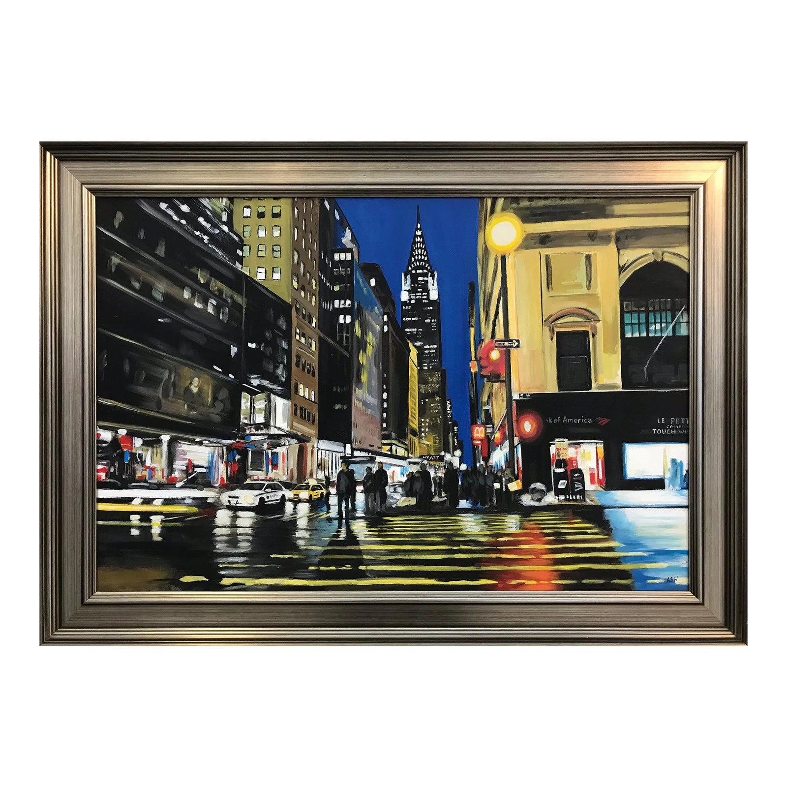 Angela Wakefield, Painting of Chrysler Building New York City by ...