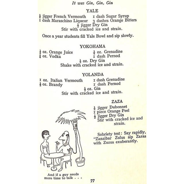 "Bar Guide" 1967 Shane, Ted | Chairish