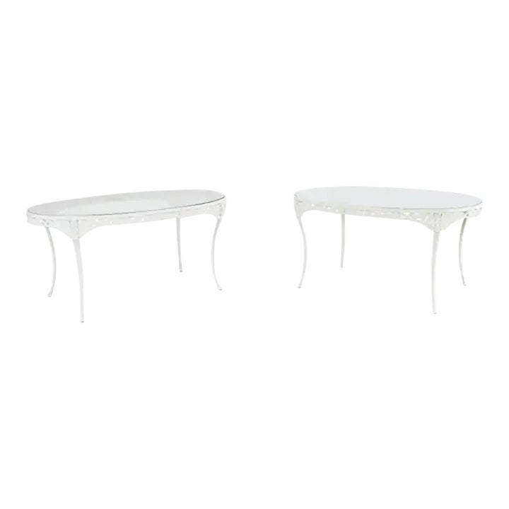 Brown Jordan Neoclassical Style Elegance Oval Garden Dining Tables ...