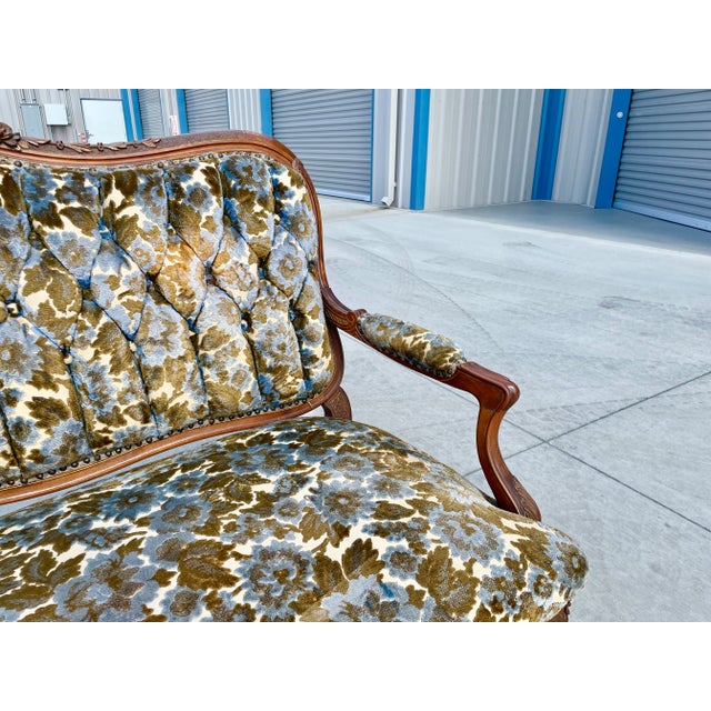 Early 20th Century Vintage French Sofa Styled After Louis XV | Chairish