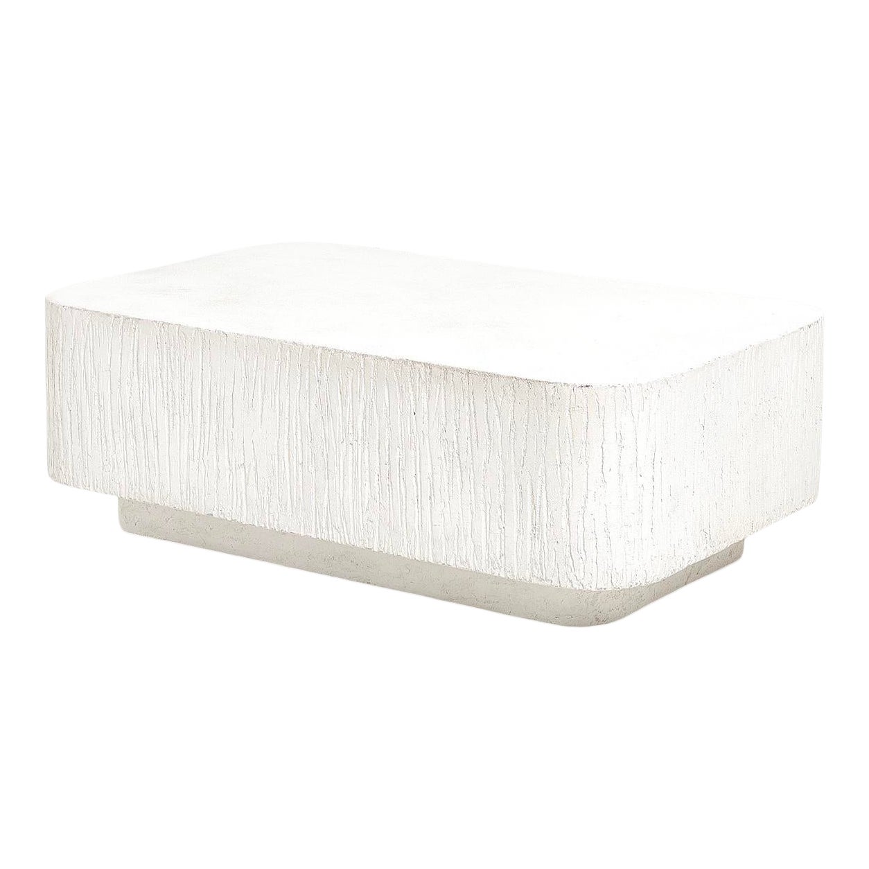 Plaster Sculpture Coffee Table, 1970 | Chairish