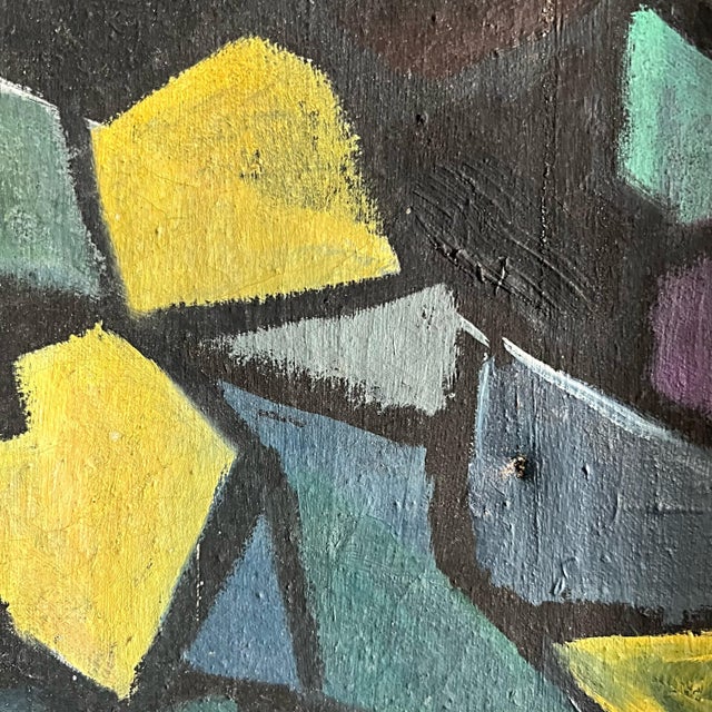 1957 French Mid-Century Modern Still Life Painting, Signed and Framed ...