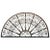 French Colonial Wrought Iron Arched Transom Grille | Chairish