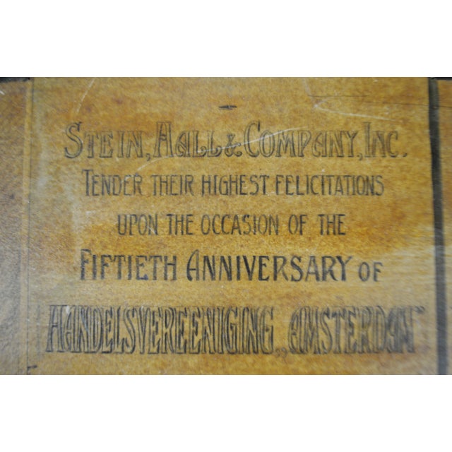 Art Deco Stein Hall and Company Plaque Design Drawing - Lacquered Paper ...