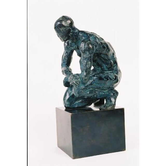 Ludo by Yann Guillon - Contemporary Bronze Sculpture, Nude Male Figure ...