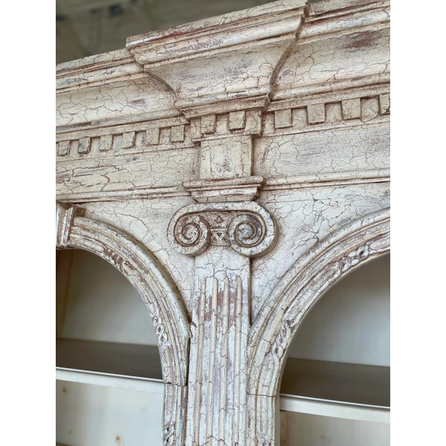 1980s Vintage Roman Neoclassical Revival Style Distress Painted ...
