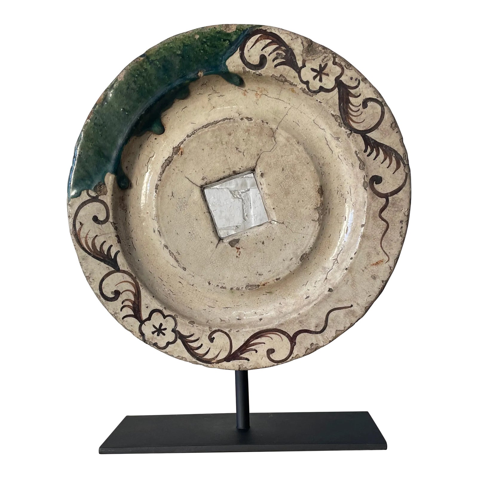 Japanese Edo Oribe Well Pulley | Chairish