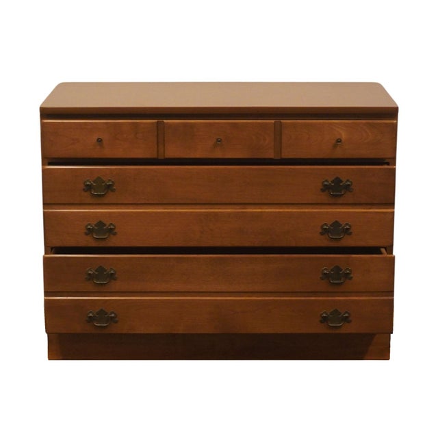Ethan Allen Heirloom Nutmeg Maple Crp Custom Room Plan 40" Three Drawer ...