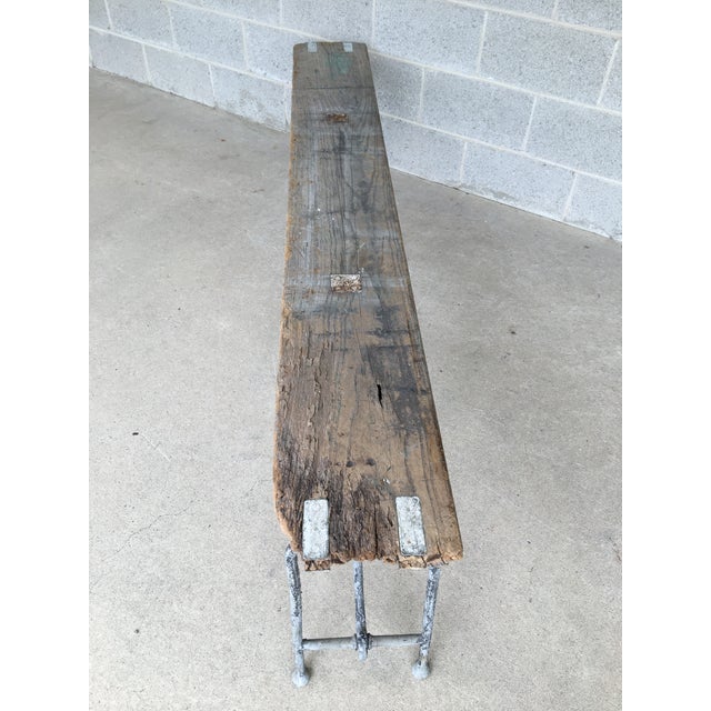 Restoration Hardware Distressed - Rustic 73" Wood & Steel Nautical ...