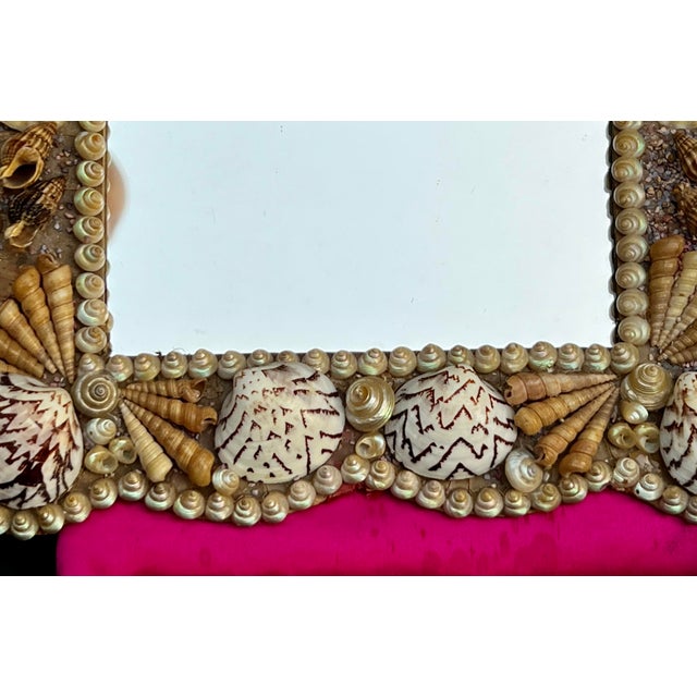 Vintage Shell Mirror | Chairish