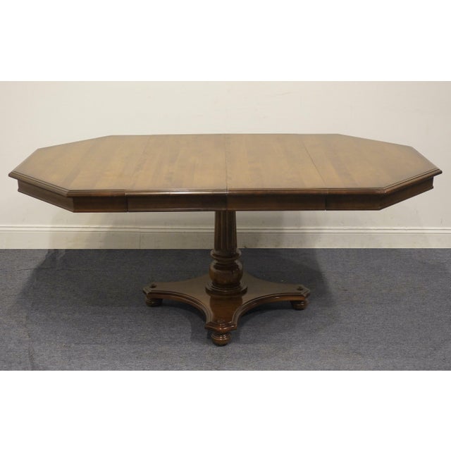 Ethan Allen Classic Manor Solid Maple 72" Octagonal Pedestal Dining ...
