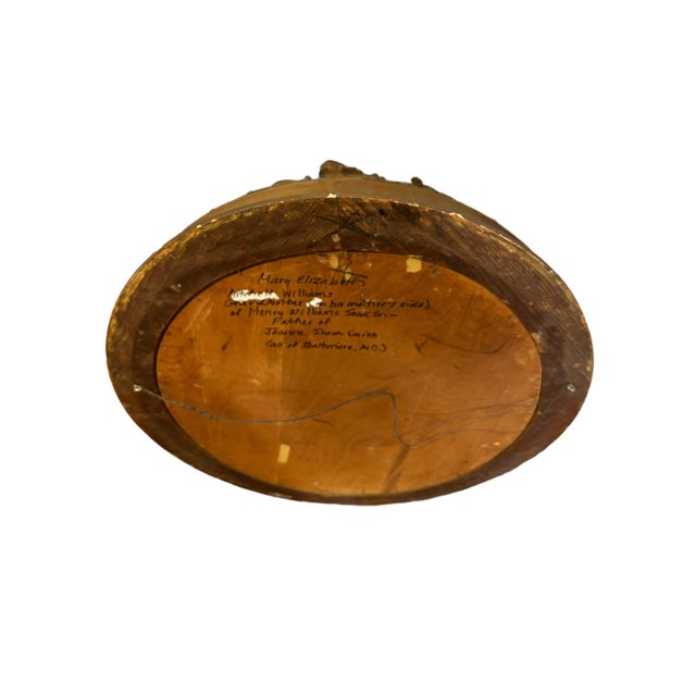 Antique Portrait Painting of Mary Elizabeth Mitchell Williams Oil on ...