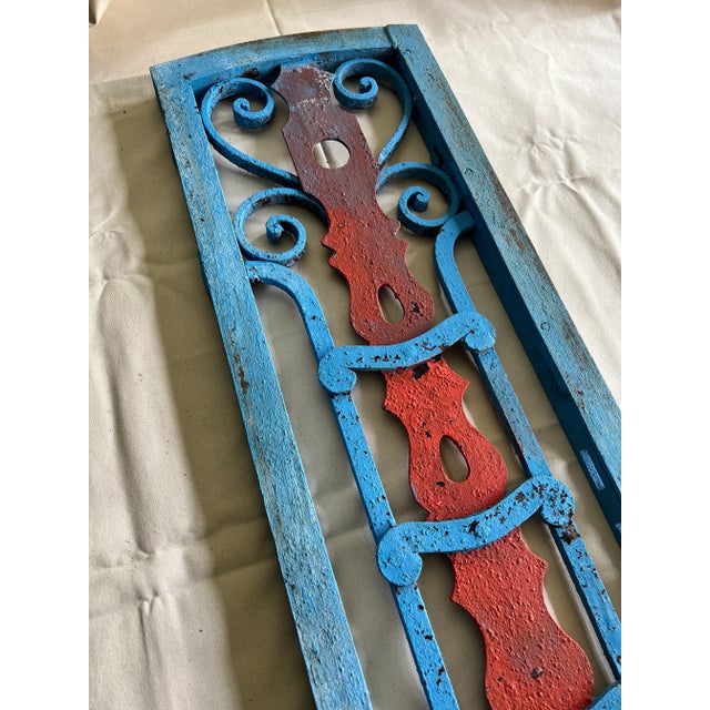 18th Century Antique Italian Tuscan Decorative Window Shutter | Chairish