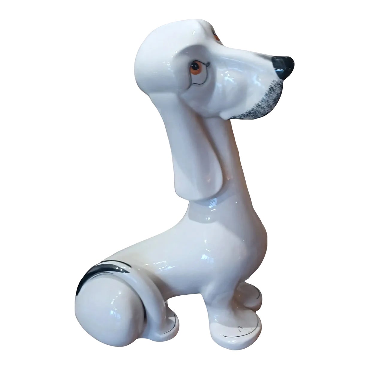 Vintage Italian Ceramic Dog Statue | Chairish Vintage Italian Ceramic Dog Statue | Chairish