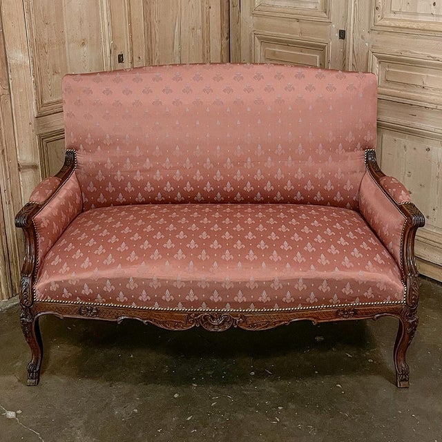 Antique French Louis XV Canape ~ Sofa | Chairish