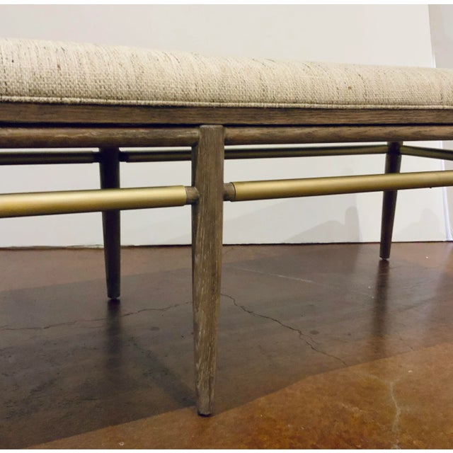 Currey & Co. Organic Modern Bench Prototype | Chairish