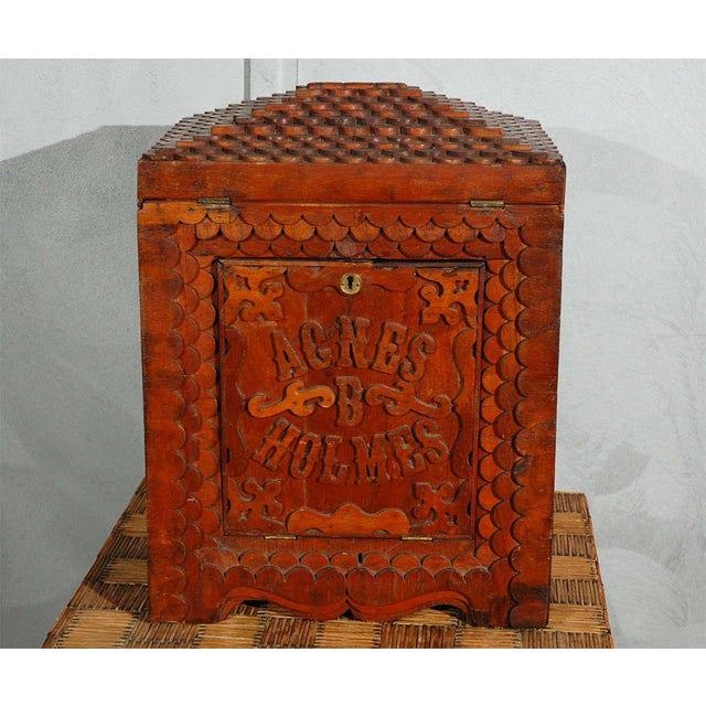 Folk Art Compendium/Chest | Chairish