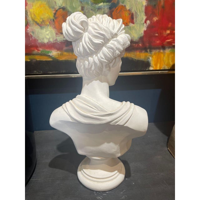 Neoclassical Style Plaster Female Decorative Bust | Chairish